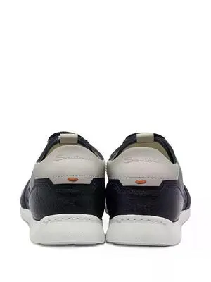 Santoni Panelled Sneakers