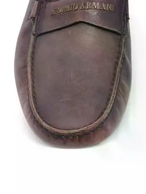 Giorgio Armani Leather Loafers