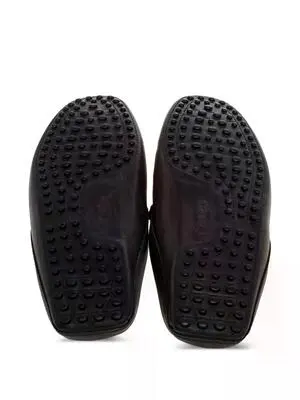 TOD'S Round-toe Leather Mules