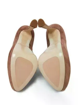 Miu Miu Suede Platform Stiletto Pumps