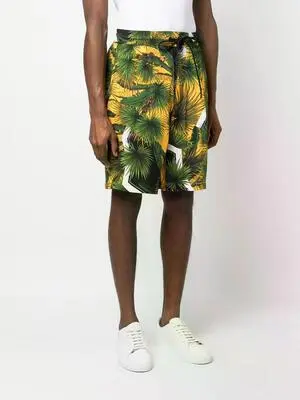 Iceberg Tropical Print Deck Shorts