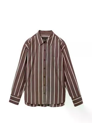 Rag & Bone Striped Connie Shirt - Brown