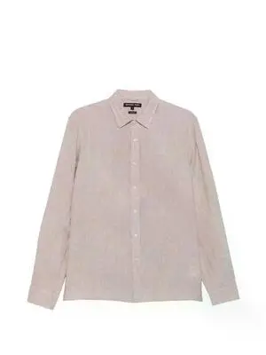 Michael Kors Logo-embroidered Shirt - Neutrals