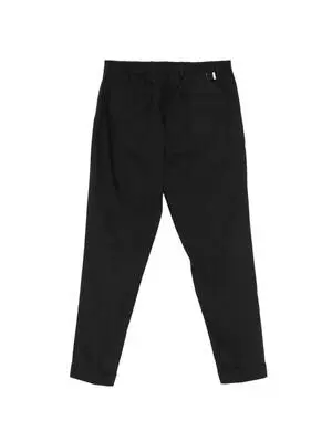 LOW BRAND Riviera Pleated Trousers - Black