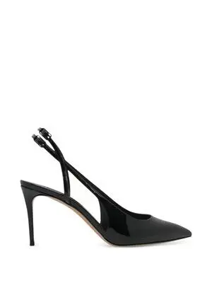 Casadei Pointed-toe Slingback Pumps - Black
