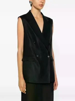 Tagliatore Double-breasted Sleeveless Waistcoat