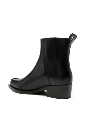 NULLUS Whipstitch-detail Chelsea Boots