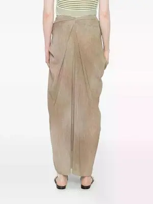Ermanno Scervino Knotted Draped Maxi Skirt