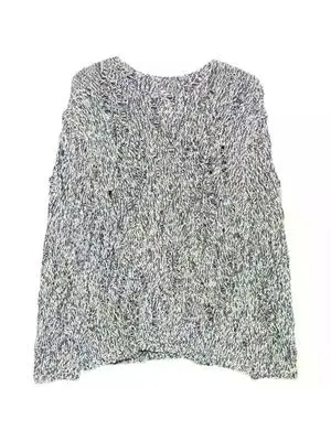 AMARANTO Distressed-effect Sweater