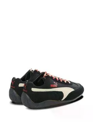 PUMA Logo-print Lace-up Sneakers - Black