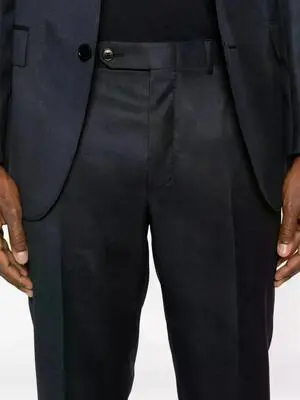 Zegna Single-breasted Wool Suit - Blue