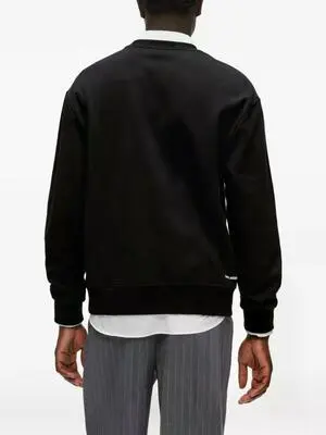 Karl Lagerfeld Rue St-guillaume Printed Sweatshirt - Black