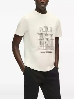 Karl Lagerfeld Maison De Karl Printed T-shirt - Neutrals