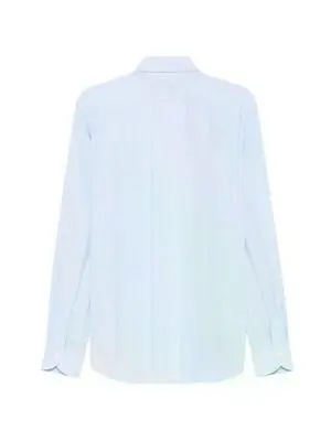 XACUS Striped Long-sleeve Shirt - Blue
