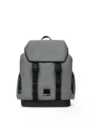 Karl Lagerfeld Venture Buckle-strap Backpack - Grey