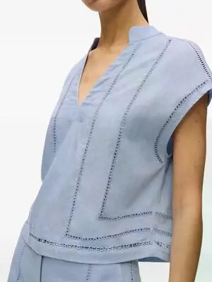 Karl Lagerfeld Embroidered-detail Blouse