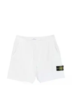 Stone Island Compass-patch Shorts - Blue