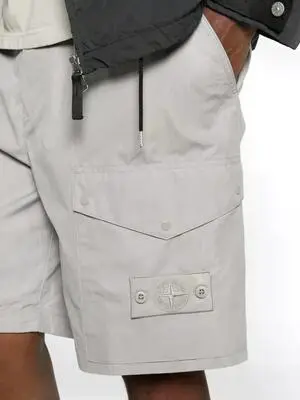Stone Island Logo-patch Cargo Shorts