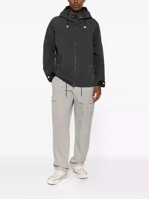 Stone Island Drawstring-hem Hooded Jacket - Grey