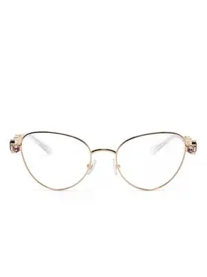 SWAROVSKI Crystal-embellished Cat Eye Glasses - Gold