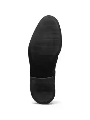 Thom Browne Box Calf Rubber Sole Longwing Brogue Mules