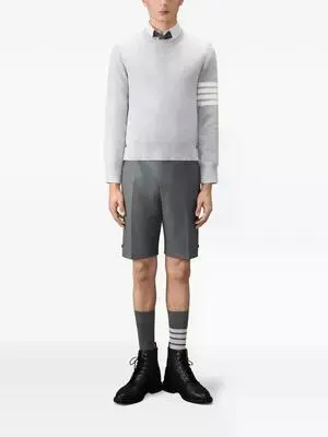 Thom Browne 4-bar Milano Stitch Sweater - Grey