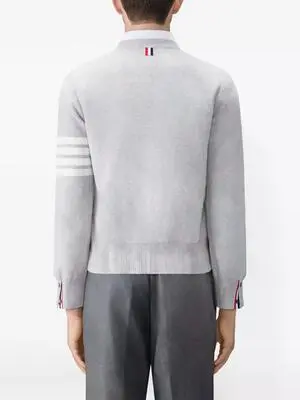Thom Browne 4-bar Milano Stitch Sweater - Grey