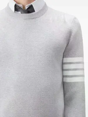 Thom Browne 4-bar Milano Stitch Sweater - Grey