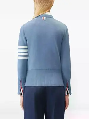 Thom Browne 4-bar Milano Sweater - Blue