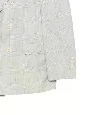 Brunello Cucinelli Double-breasted Checked-pattern Suit
