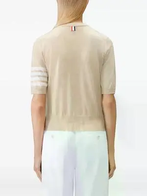 Thom Browne 4-bar T-shirt - Neutrals