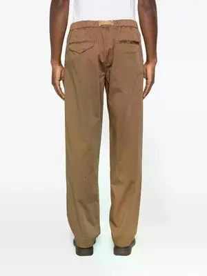 WHITE SAND Belted Trousers - Brown