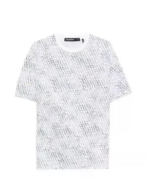 Karl Lagerfeld Logo-pattern T-shirt