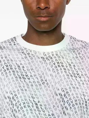 Karl Lagerfeld Logo-pattern T-shirt