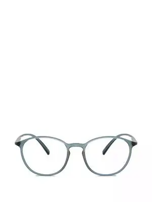 Giorgio Armani Round Frame Eyeglasses - Blue