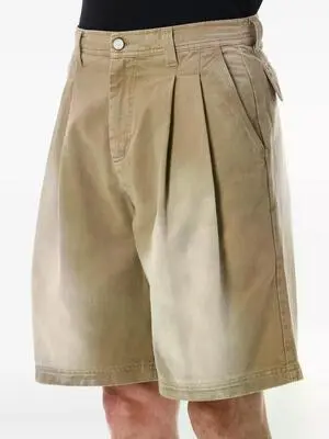ERL Pleated Faded Effect Shorts