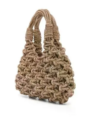 HIBOURAMA Vannifique Crystal-embellished Mini Bag