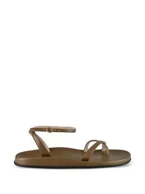 The Row Gold Tone Sandals For Women