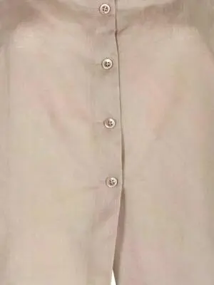 FRAME Button-up Linen Top - Neutrals