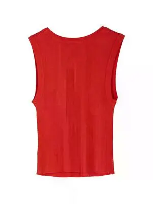 AGOLDE Poppy Tank Top - Red