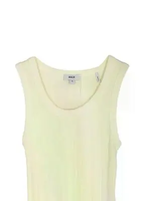 AGOLDE Ribbed Tank Top - Yellow