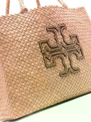 Tory Burch Mcgraw Dragon Woven Tote Bag