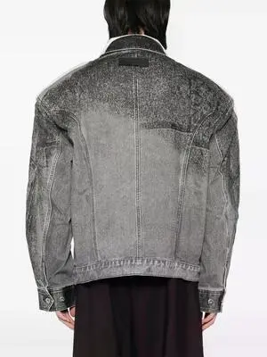 FENG CHEN WANG Denim Jacket - Grey