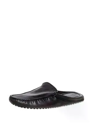TOD'S Round-toe Leather Mules