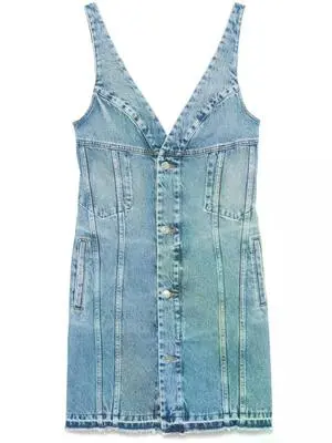 Stella McCartney Denim Mini Dress - Blue