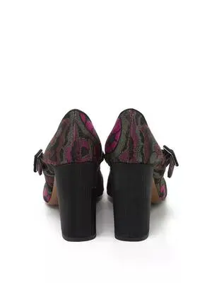 Etro 95mm Patterned Jacquard Mary Jane Pumps