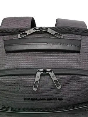 PIQUADRO Logo-plaque Panelled Backpack