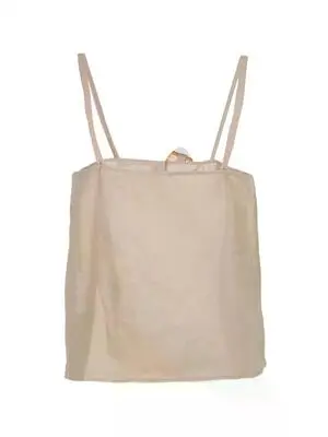 FRAME Linen Button-up Top - Neutrals