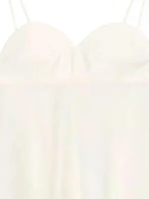 CORDERA Sweetheart Neck Spaghetti-strap Top - Neutrals