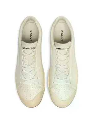 Bally Competition Leather Sneakers - Neutrals